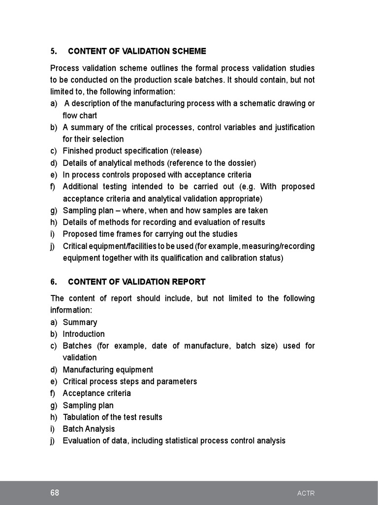 Content of Validation Report PDF | PDF | Business | Technology ...