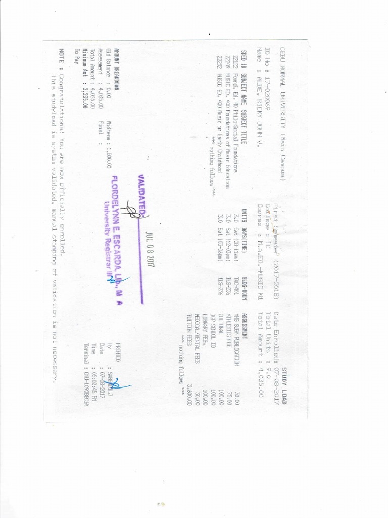 CNU Study Load | PDF