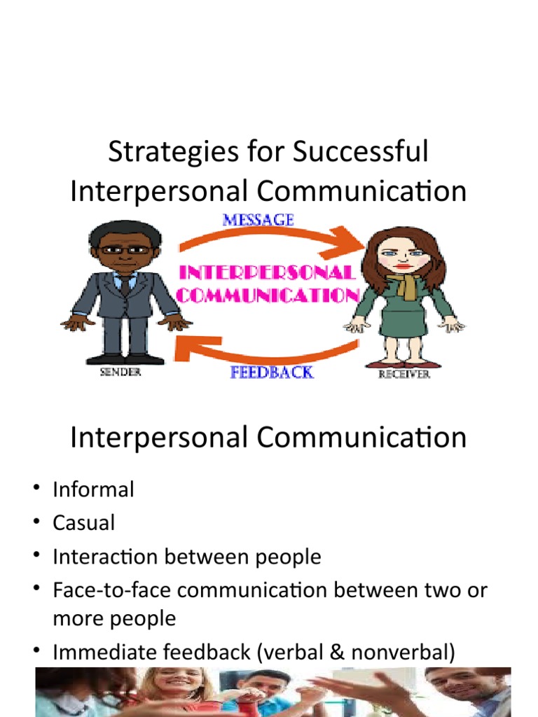 Strategies For Successful Interpersonal Communication | PDF ...
