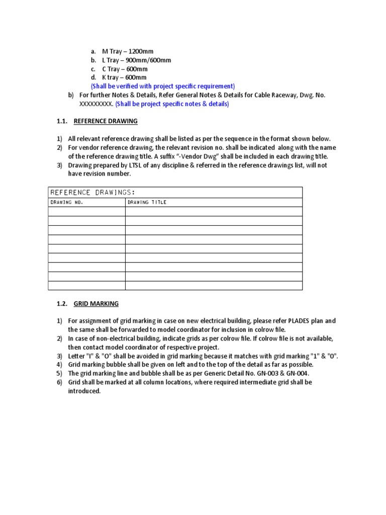 (Shall Be Verified With Project Specific Requirement) (Shall Be Project ...