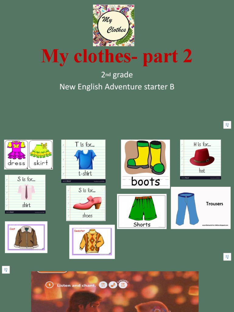 My Clothes-2 - II Grade | PDF