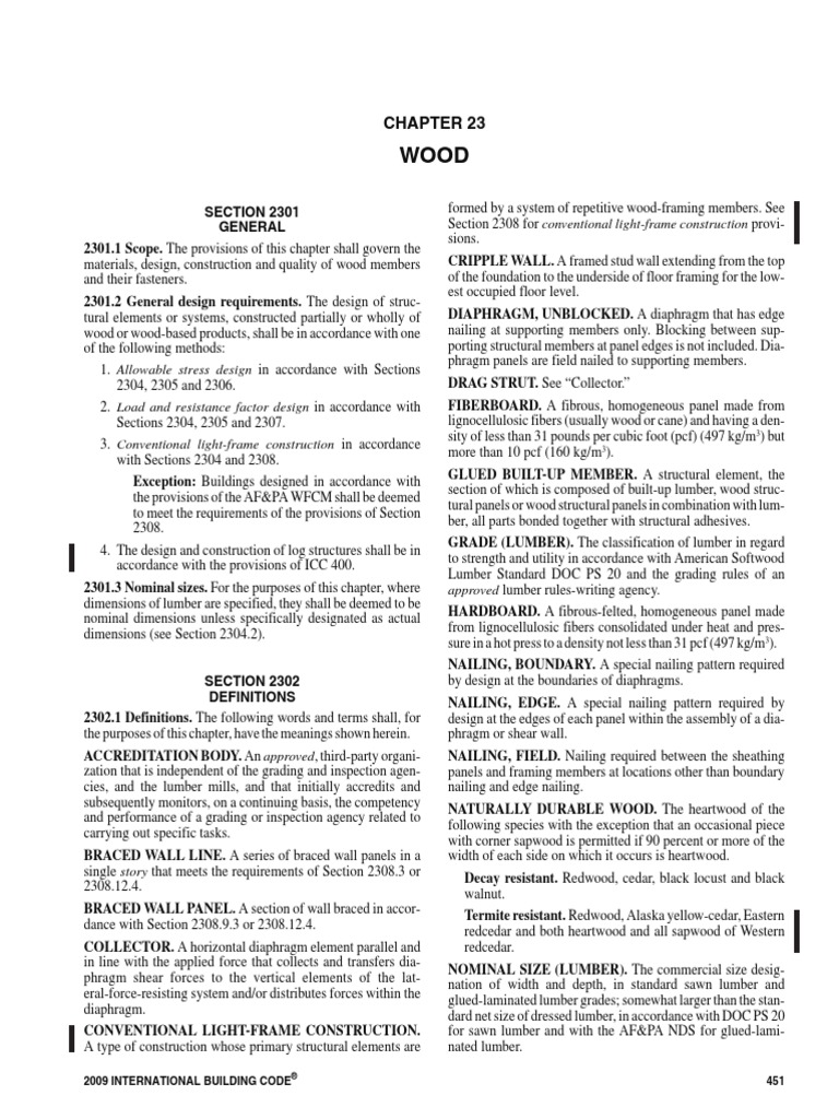 Chapter 23 PDF | PDF | Lumber | Framing (Construction)