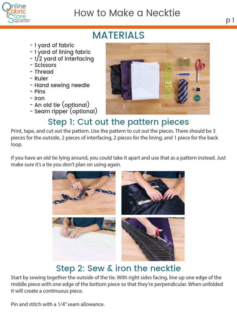 Materials: Step 1: Cut Out The Pattern Pieces | Download Free PDF ...