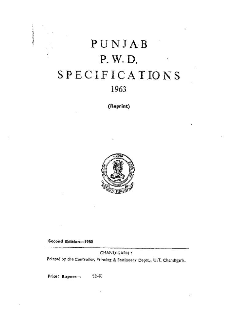 PWD Specifications | PDF