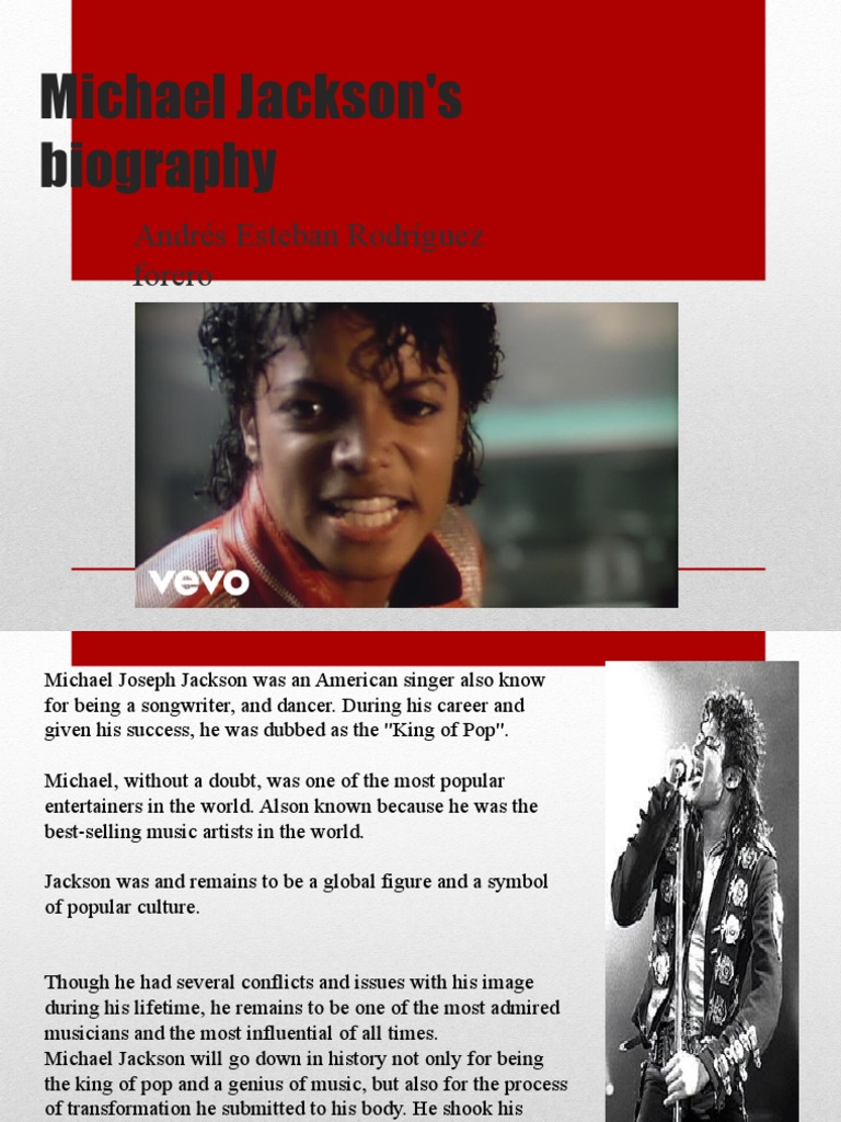 Michael Jackson's Biography: Andrés Esteban Rodríguez Forero | PDF | Travel