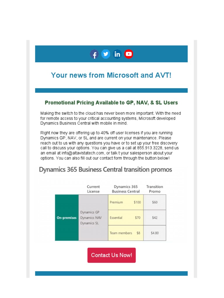Dynamics Newsletter June 20 | PDF | Cloud Computing | World Wide Web