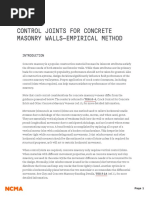 Control Joint Detail - CMU - International Masonry Institute | PDF ...