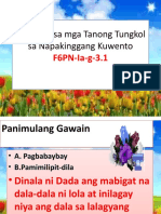 DLP - Q1 Lesson 6 Pagkasunod-Sunog NG Pangyayari | PDF