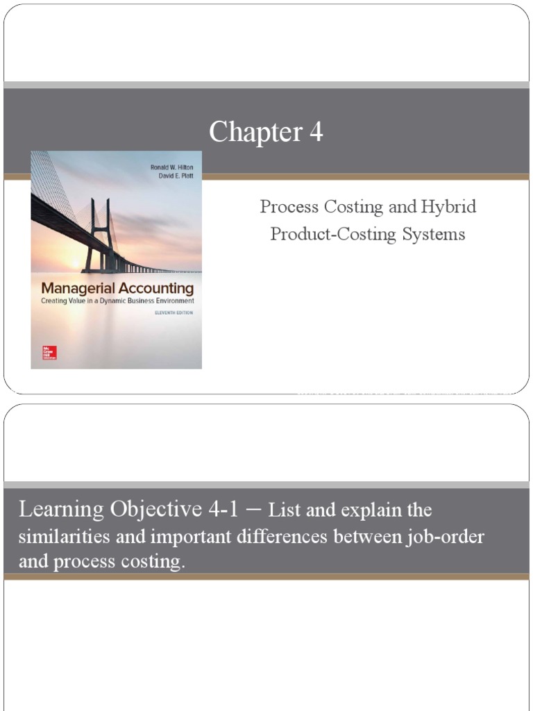 Process Costing and Hybrid Product-Costing Systems: Mcgraw-Hill/Irwin ...