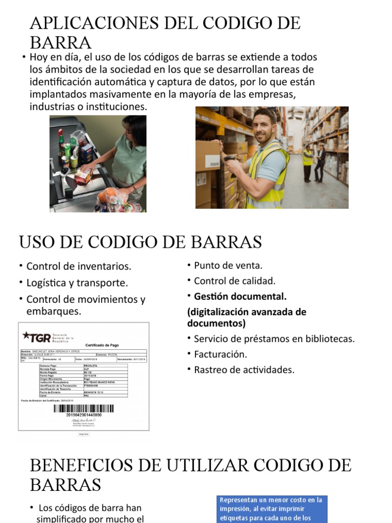 Codigo de Barras | PDF | Código de barras | Código QR