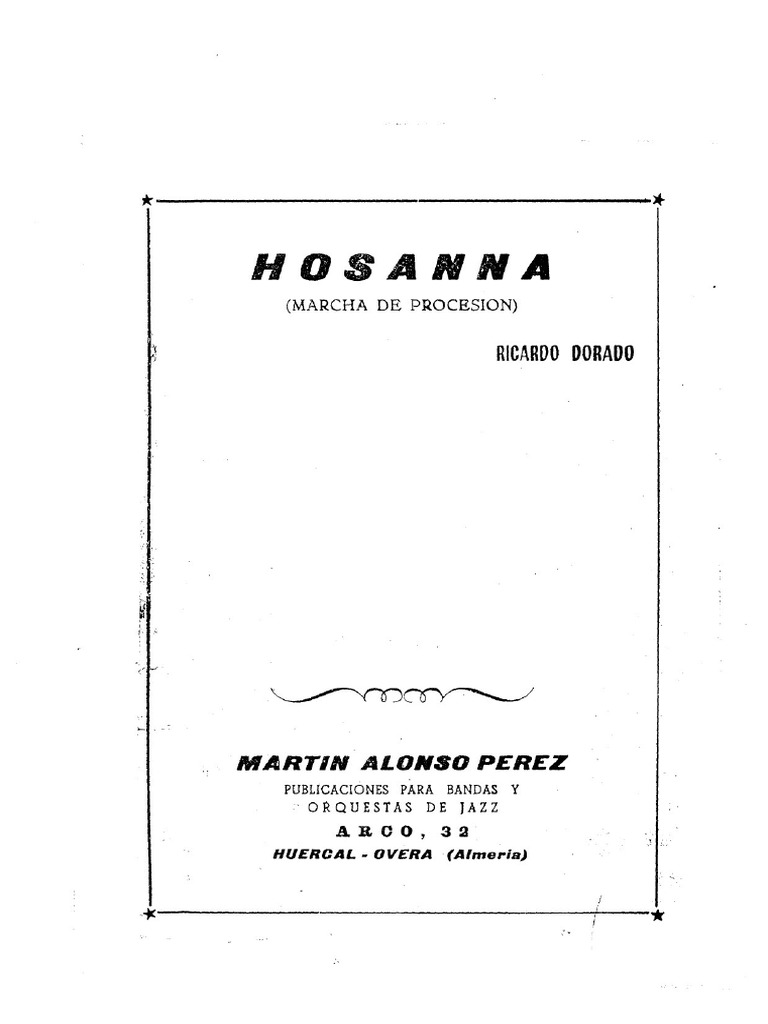Hosanna PDF | PDF