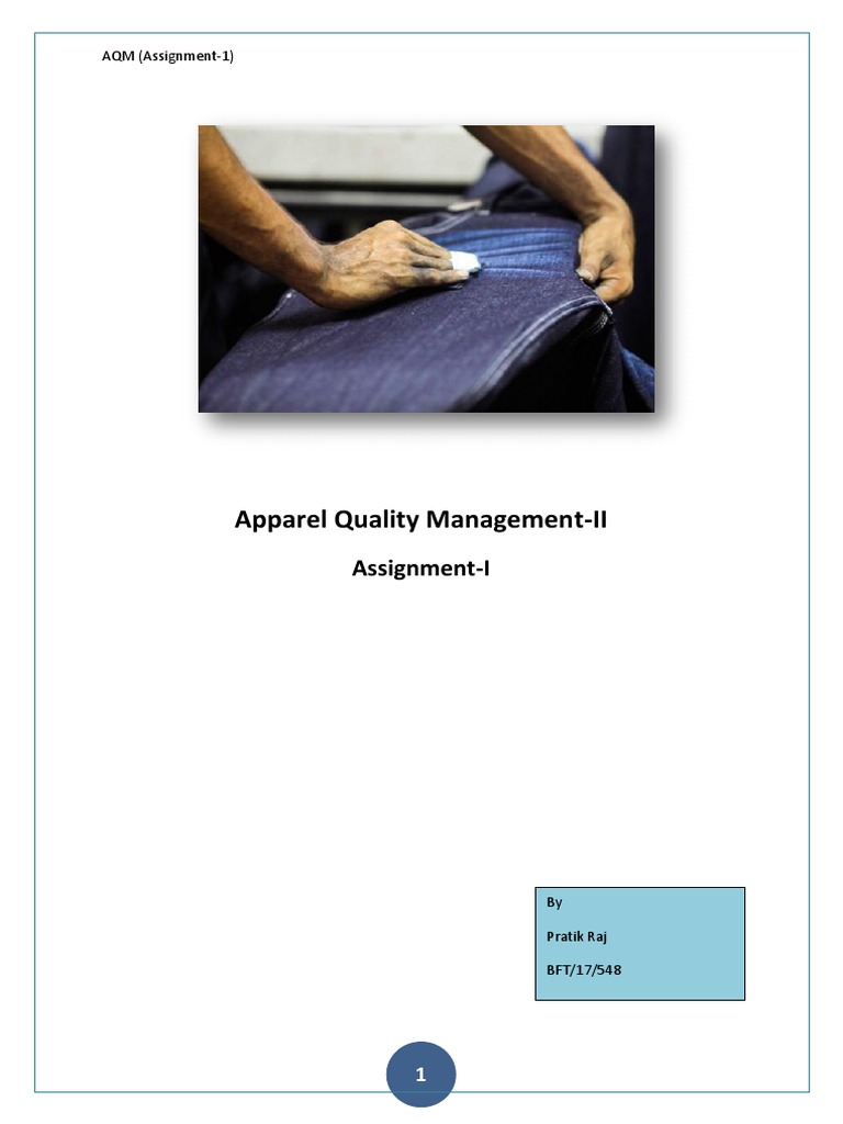 Apparel Quality Management | PDF | Six Sigma | Motorola