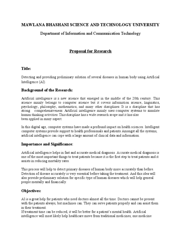 My Research Proposal Final (AI) | PDF | Artificial Intelligence ...