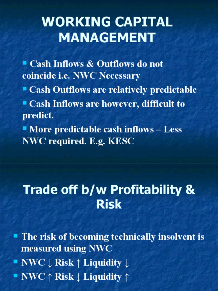 Working Capital Management Guide | PDF | Investing | Working Capital