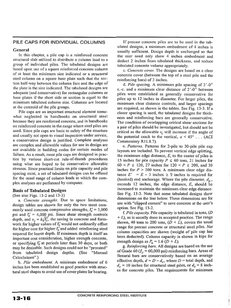PIlecap CRSI-design-handbook-2002 | PDF