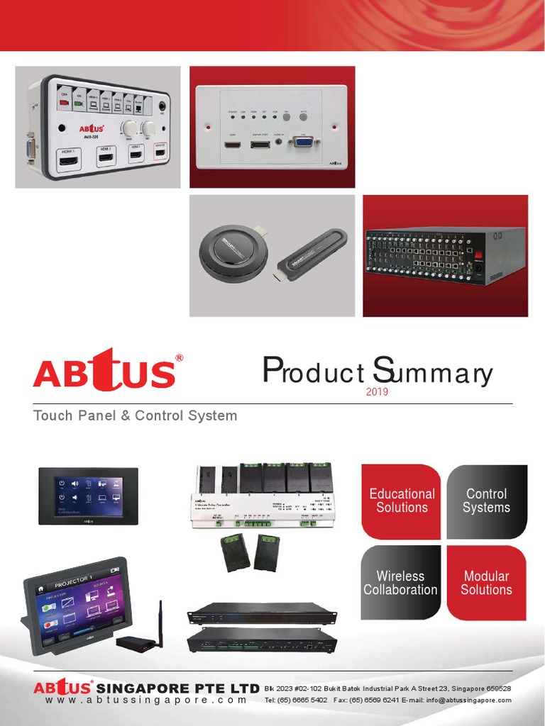 ABtUS - Brochure - TOUCH SCREEN | PDF