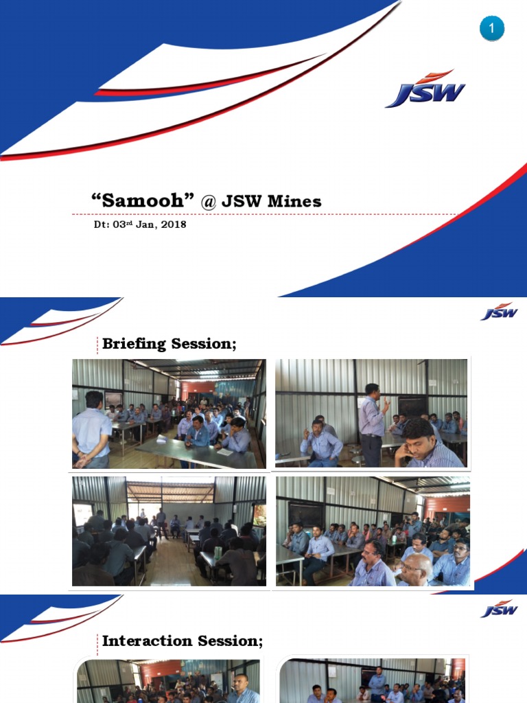"Samooh": at JSW Mines | PDF
