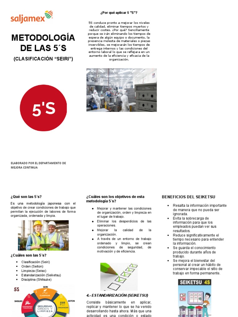 Estandarización en la Metodología 5S | PDF | Business | Science