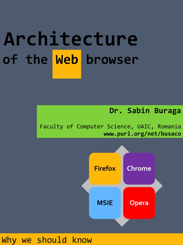 Web Browser Architecture Guide | PDF | Html | Document Object Model