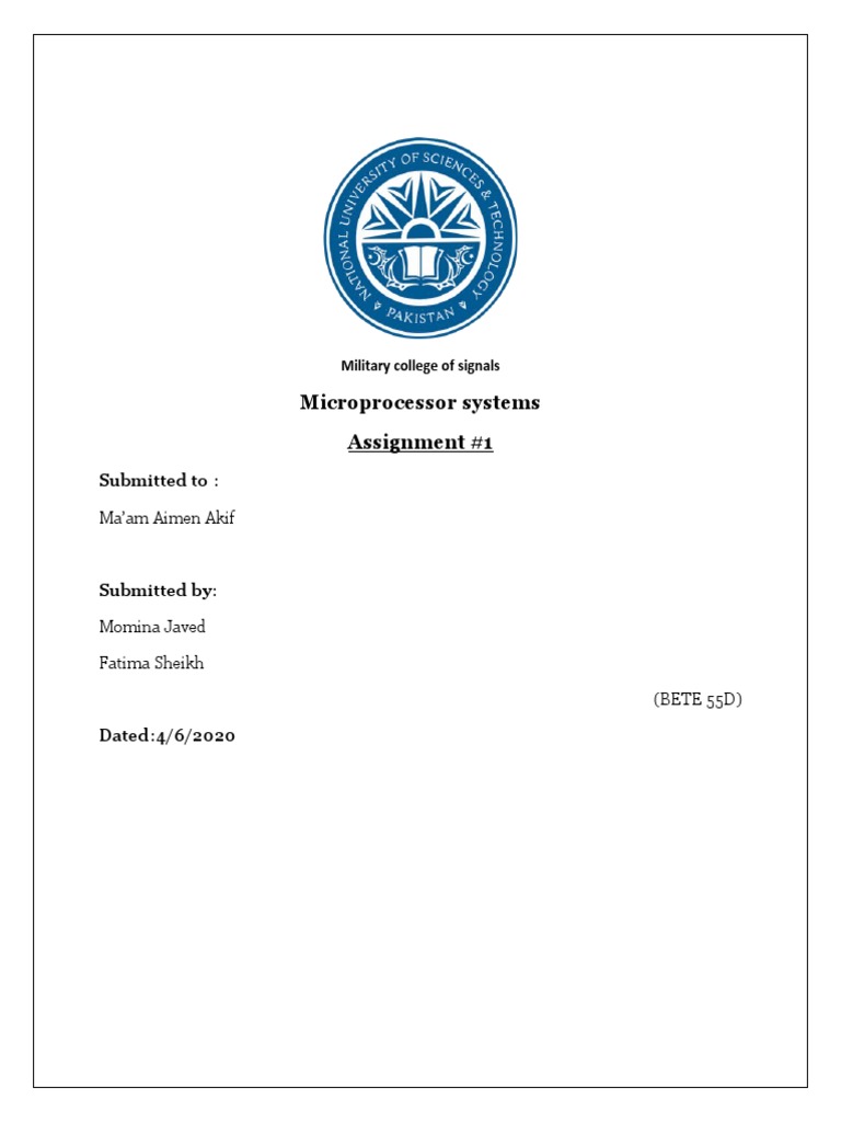 MP Assignment 1 | PDF | Central Processing Unit | Cpu Cache MP Assignment 1 | PDF | Central Processing Unit | Cpu Cache