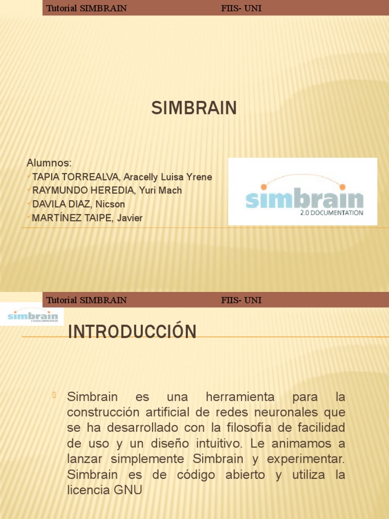 Parte A. - Software Simbrain (Explicando Con Ejemplos El Uso de Sus Comandos) | PDF | Red ...