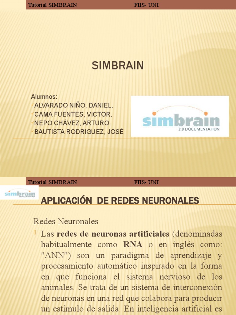 Parte B. - Aplicacion de Redes Neuronales Usando El Software Simbrain | PDF | Informática