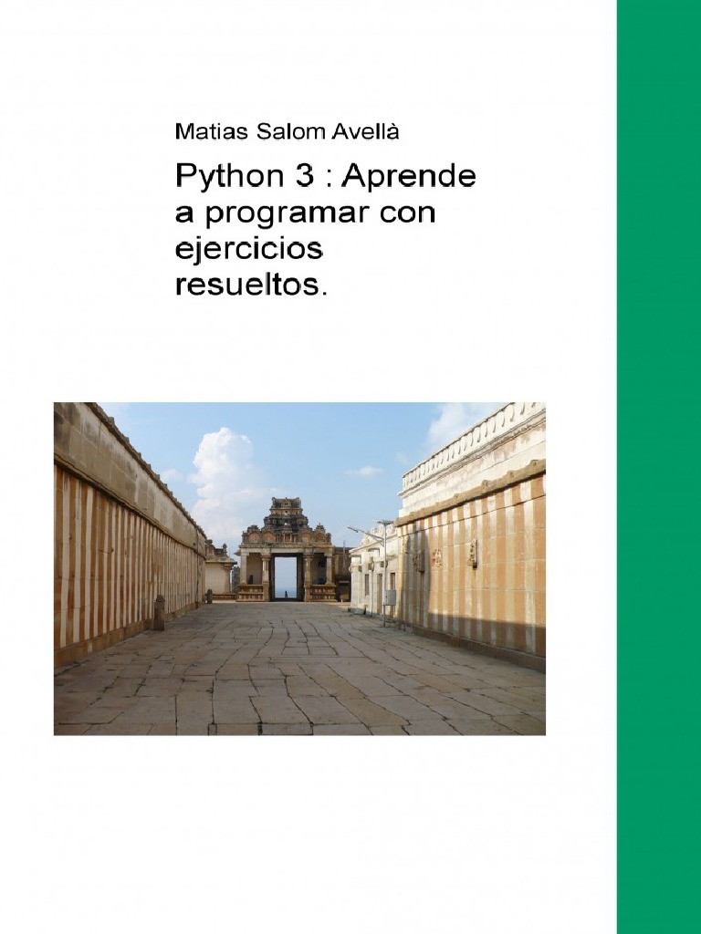 Ebook en PDF Python 3 Aprende A Programar Con Ejercicios Resueltos PDF | PDF | Python (lenguaje ...