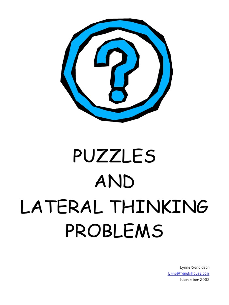 LATERAL THINKING Puzzles | PDF