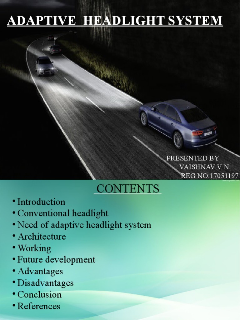Adaptive Headlight System Overview | PDF | Headlamp | Electric Motor