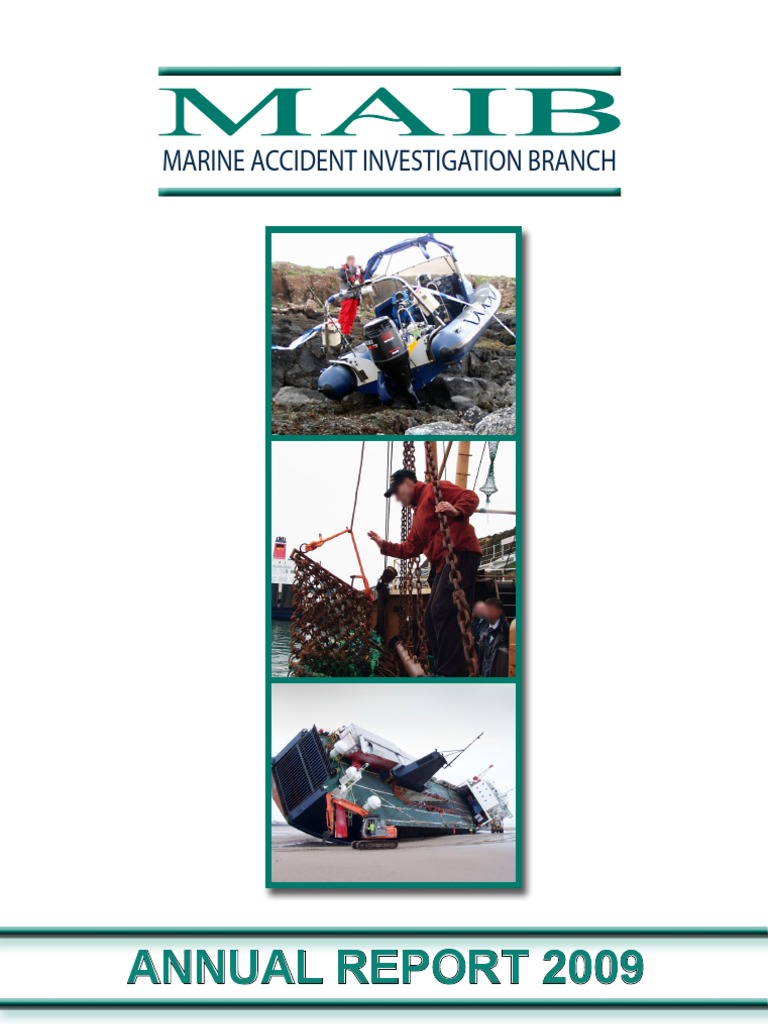 MAIB Annual Report 2009 | PDF | Ships | Water Transport