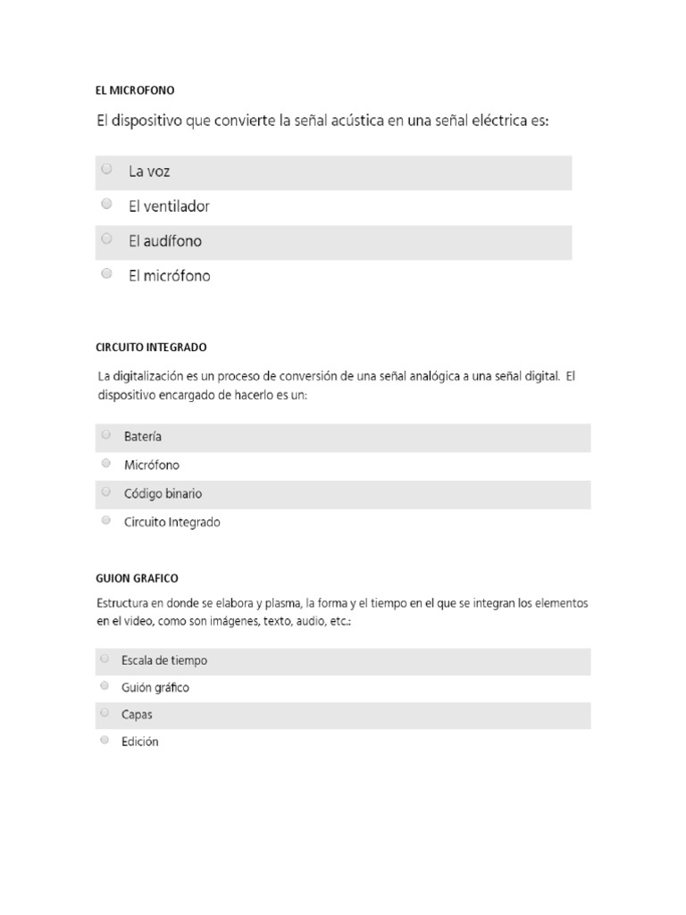 Examen Nivel 2 Leccion 2 | PDF