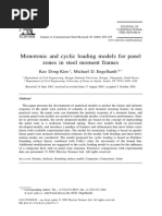 Panel Zone Shear Design in Steel Connections | PDF
