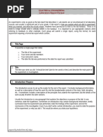 Engineering Lab Report Template | PDF | Experiment | Electrical Network