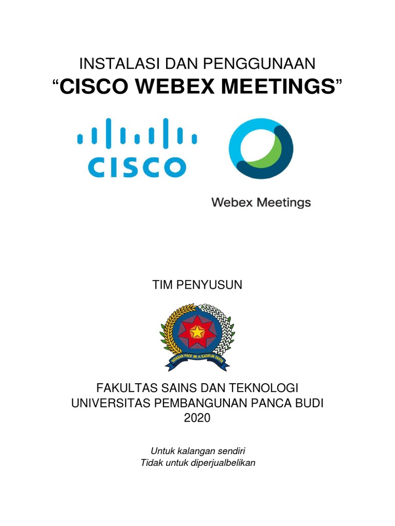 Panduan Penggunaan Cisco Webex Meetings | PDF