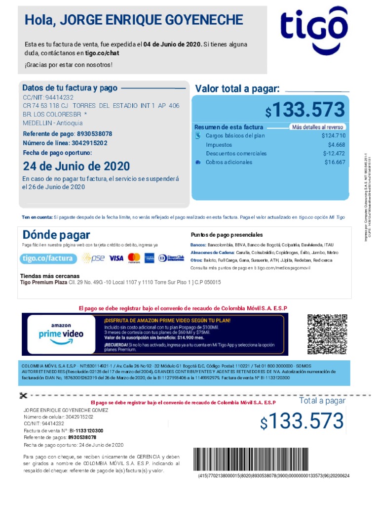 Tigo 1 | PDF | Servicio de Mensajes Multimedia | Tecnología móvil