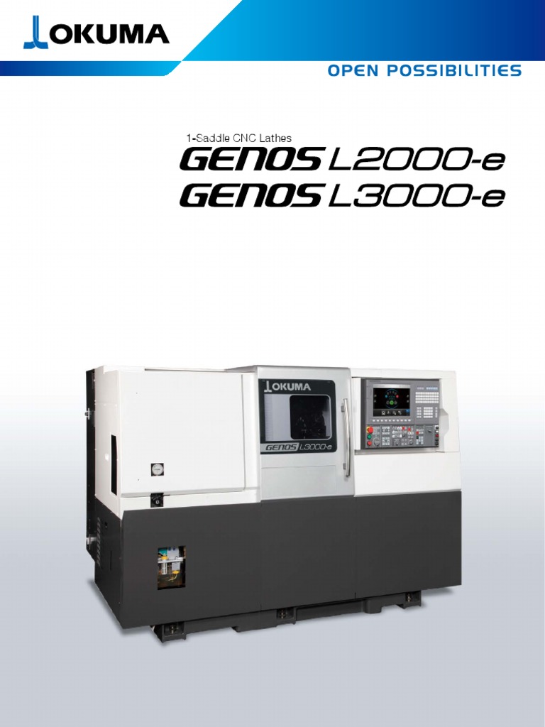 GENOS L2000 L3000 e OEG E - 1 - 100 - Aug2017 - PDF | PDF | Machining | Metalworking