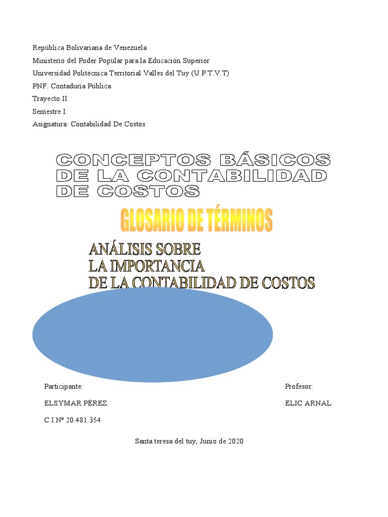 1.glosario de Términos de Contabilidad | Descargar gratis PDF ...
