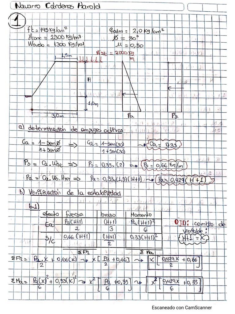 Navarro Cardenas, Harold Alexis - PC3 Edificios CXA1 | PDF