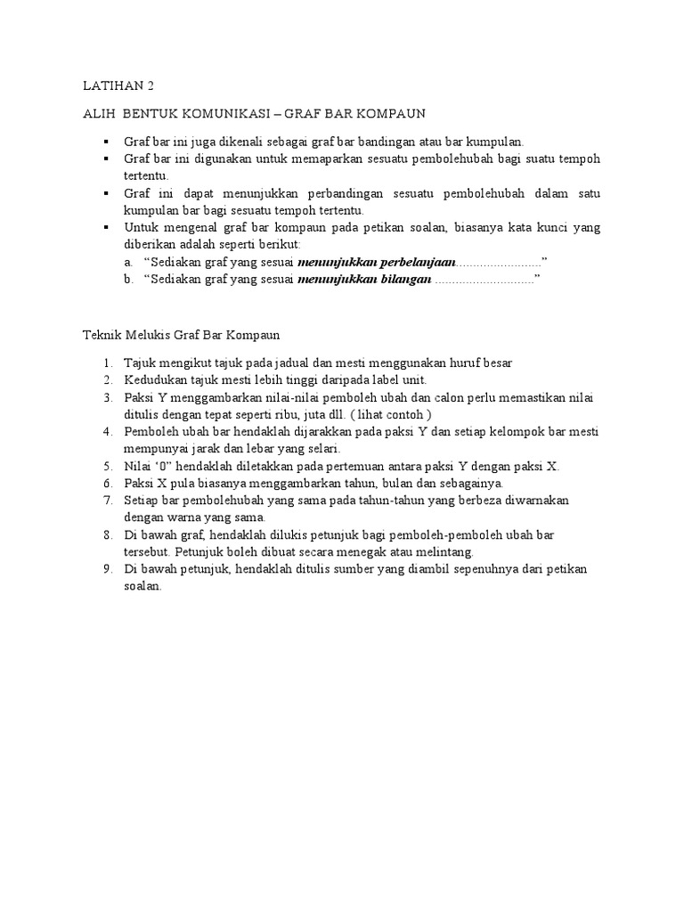 LATIHAN 2-Bar Kompaun | PDF