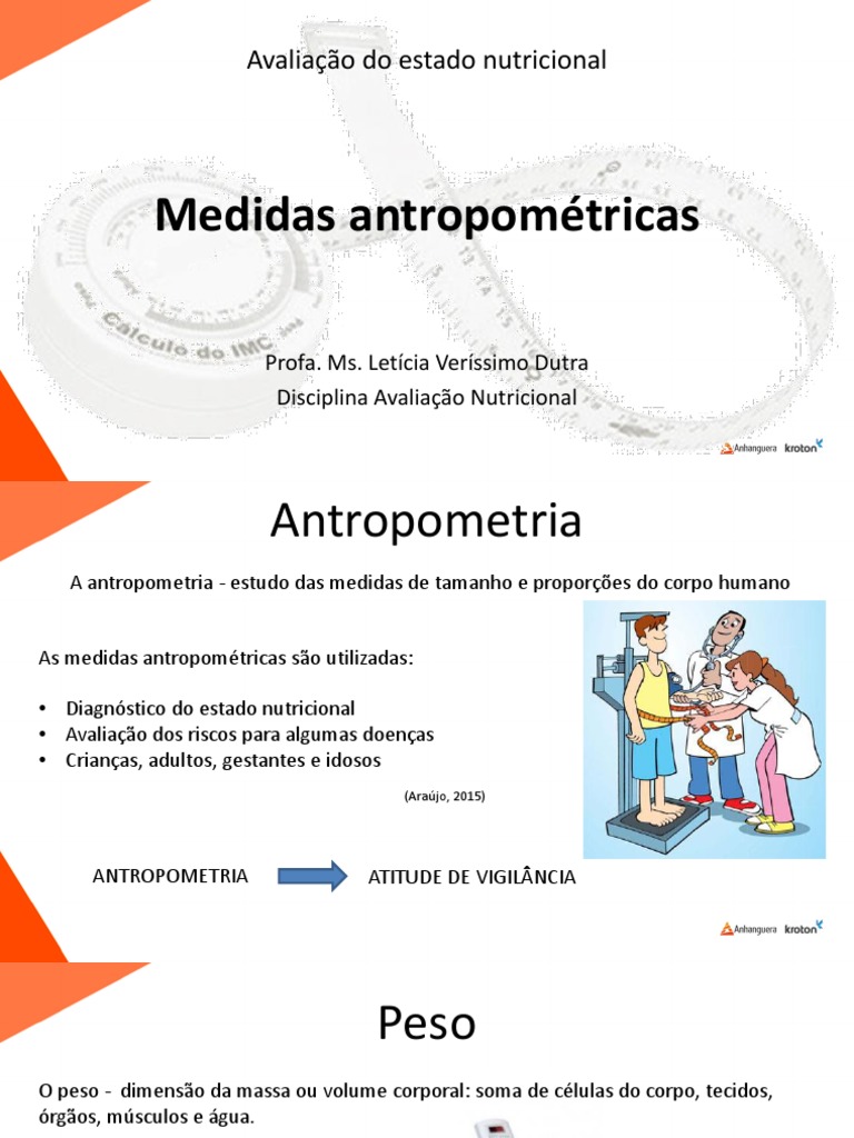 Aula 2 - Medidas Antropométricas | PDF | Índice de massa corporal ...