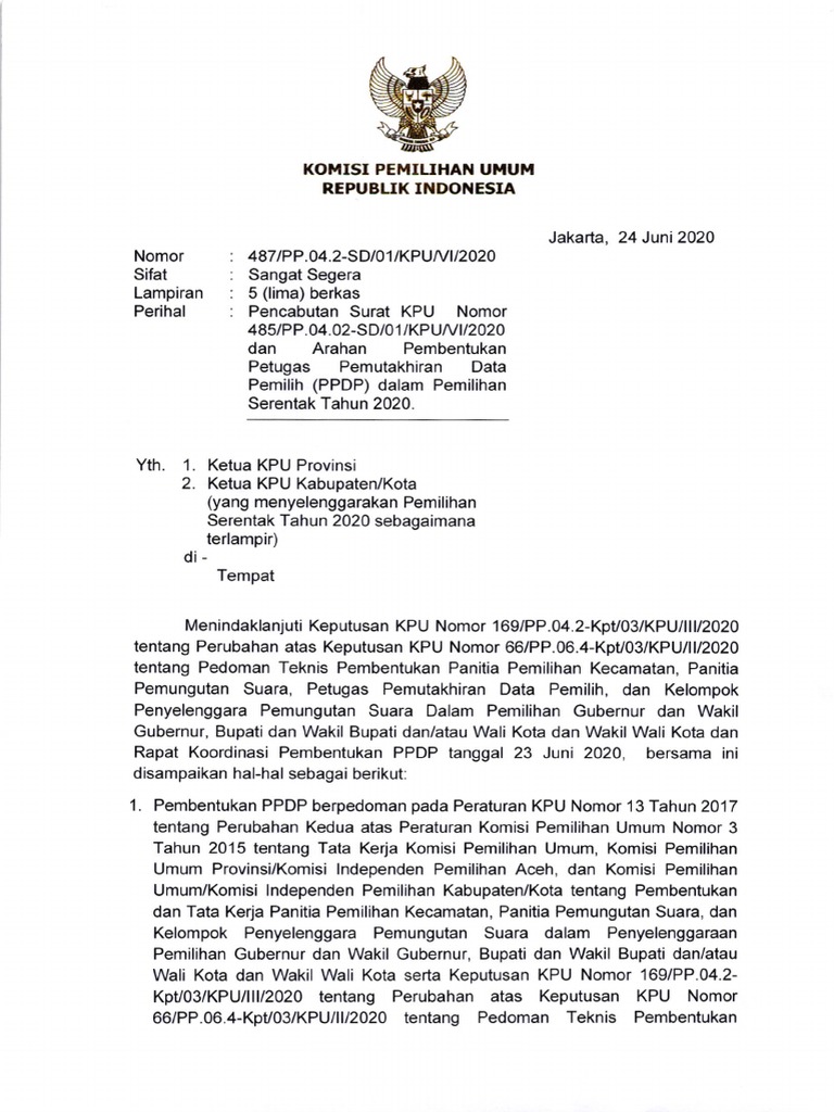 Pedoman Pembentukan PPDP 2020 | PDF | Ilmu Sosial
