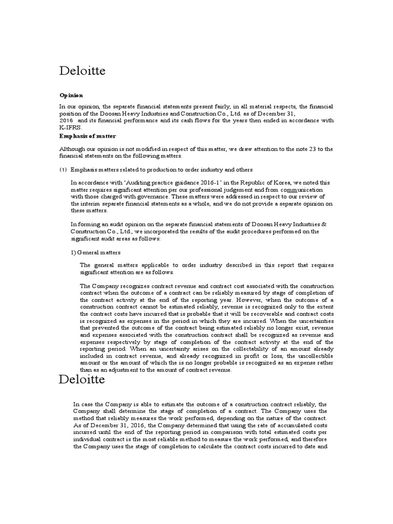 Deloitte Vert | PDF | Internal Control | Audit