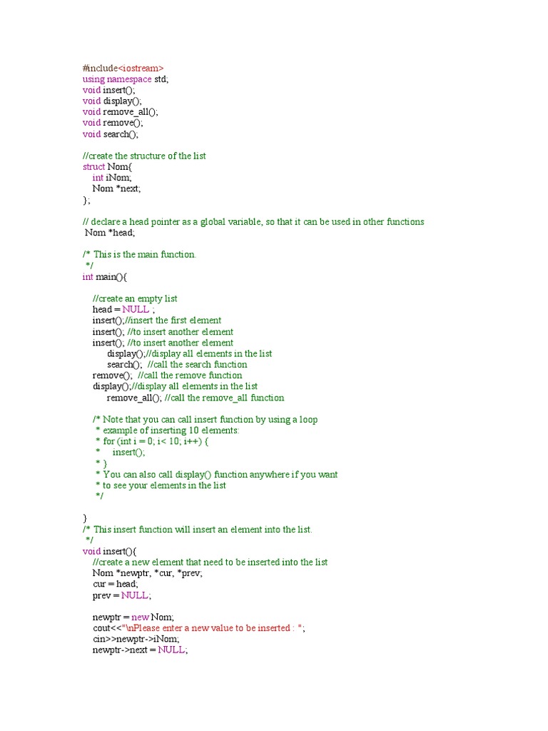Using Namespace Void Void Void Void Void: #Include | PDF | Computer Programming | Software ...