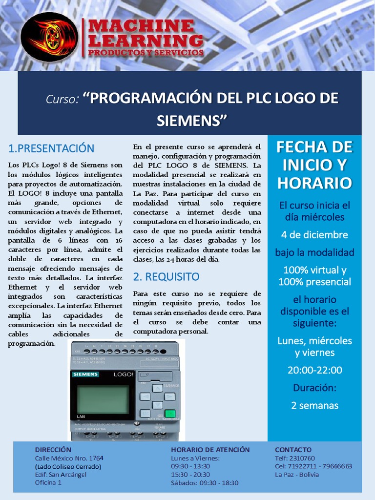 PLC Logo de Siemens | PDF | Controlador lógico programable | Tecnología ...