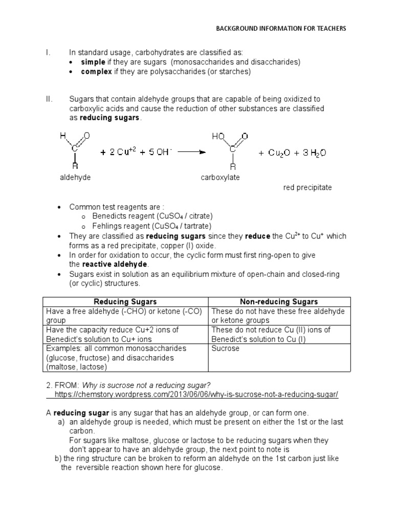 Understanding Reducing and Non-Reducing Sugars: Key Differences ...