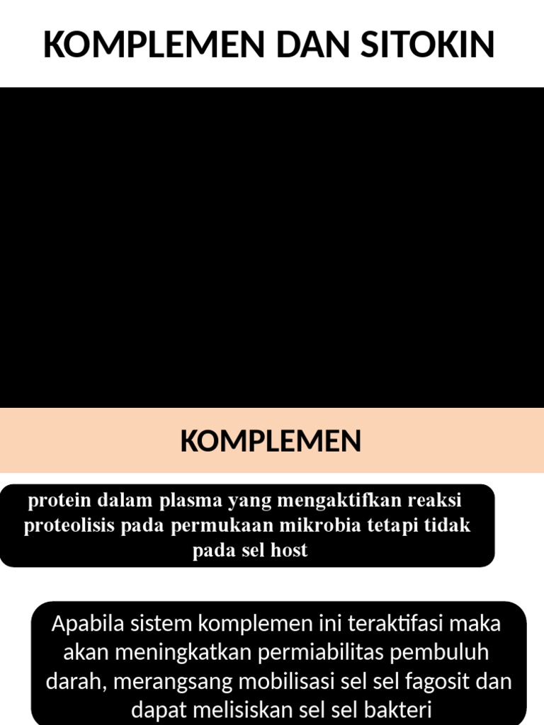 Komplemen Dan Sitokin | PDF | Sains & Matematika