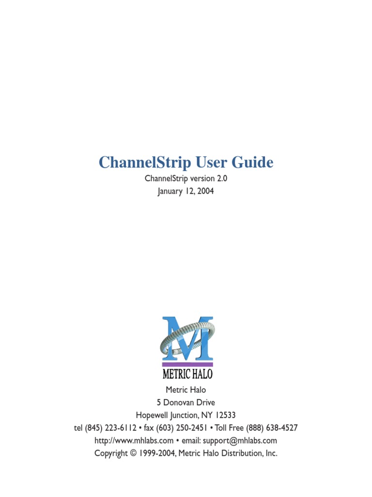 Channelstrip User Guide | PDF