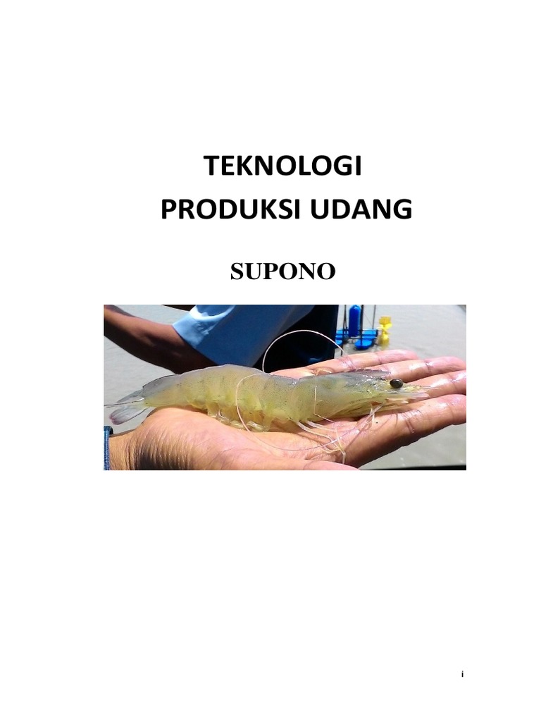 Teknologi Produksi Udang (Supono) PDF | PDF