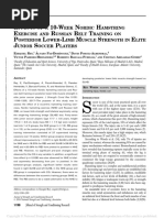 Askling L-Protocol for Hamstring Rehab | PDF | Electromyography ...