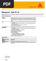 SikaGrout®-300 PT PH Data Sheet | PDF | Cement | Chemical Substances